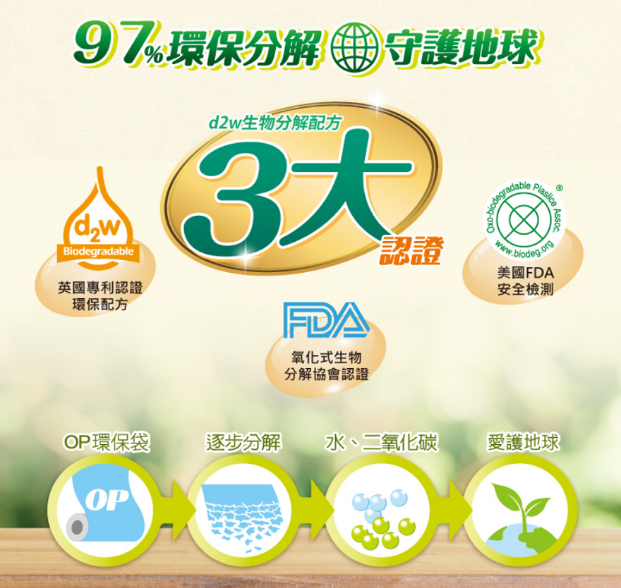 OP 香り付きゴミ袋 イングリッシュぺアー＆フリージアの香り（サイズ：小15L・中20L・大45L）｜OP花香環保袋 英國梨小蒼蘭（小・中・ | Taiwan Love 台湾商品専門店